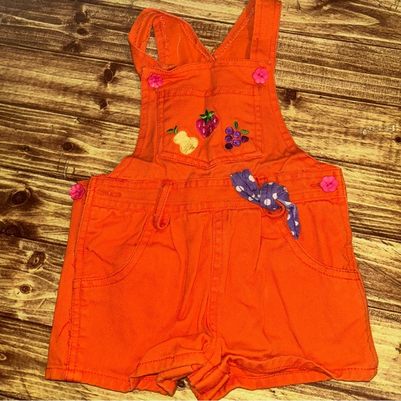 hopscotch | Bottoms | Vintage Hopscotch Orange Fruit Embroidered ...
